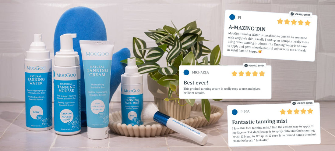Natural Fake Tanning | For Sensitive Skin Types – MooGoo AU