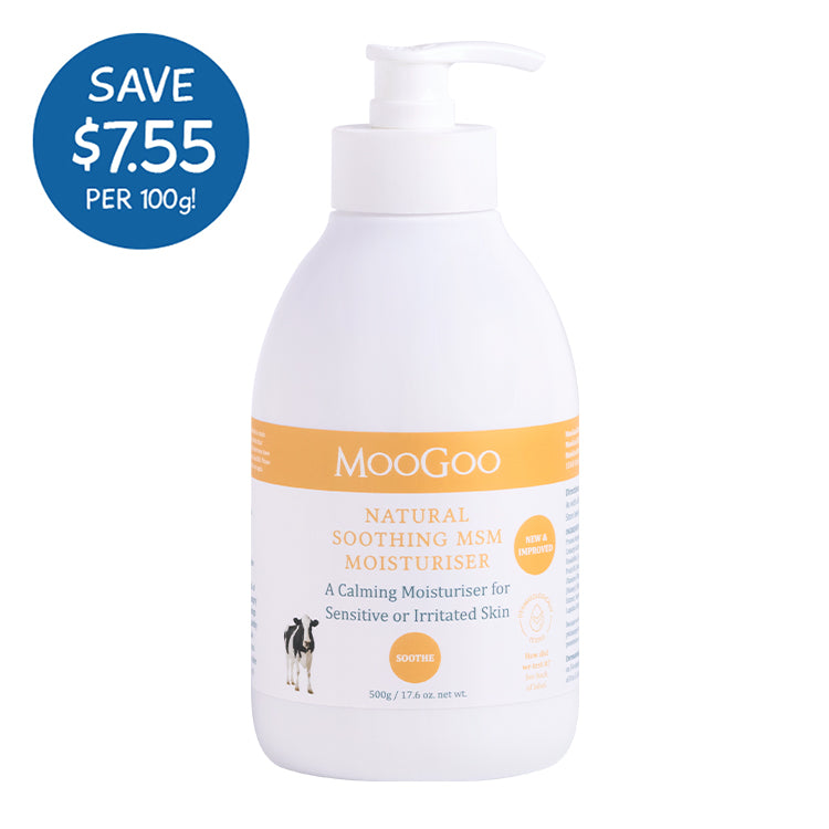 Light Soothing Moisturiser | Sensitive or Irritated Skin – MooGoo AU