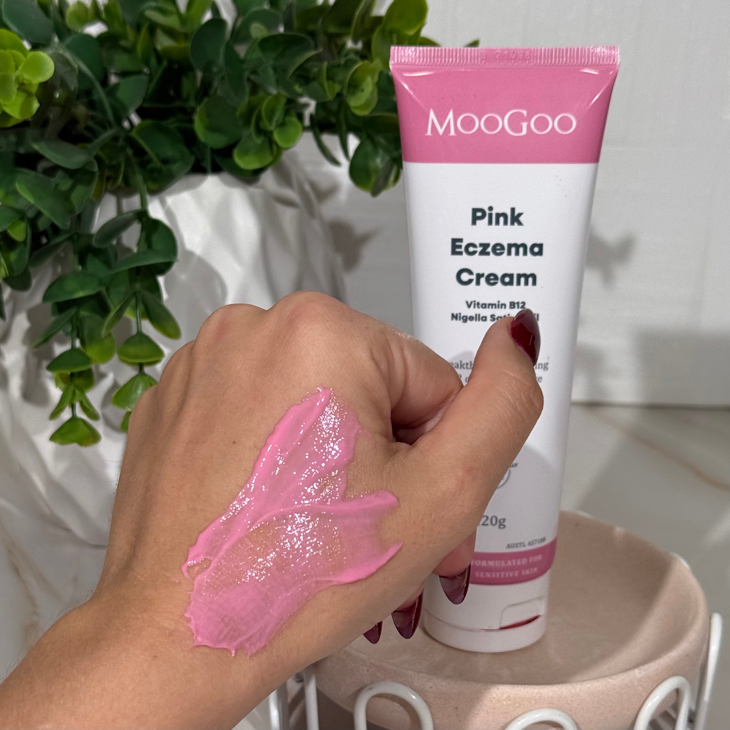 Breakthrough Pink Eczema Cream | Quick & Gentle Relief from Eczema & Psoriasis – MooGoo AU